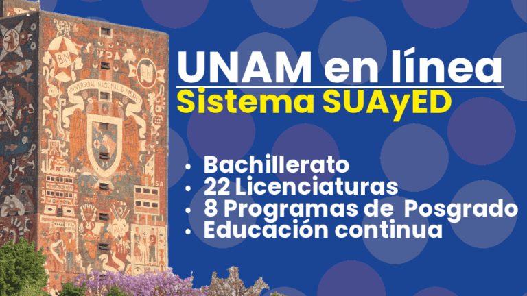 SUAyED - Universidad UNAM en línea Gratis 2025