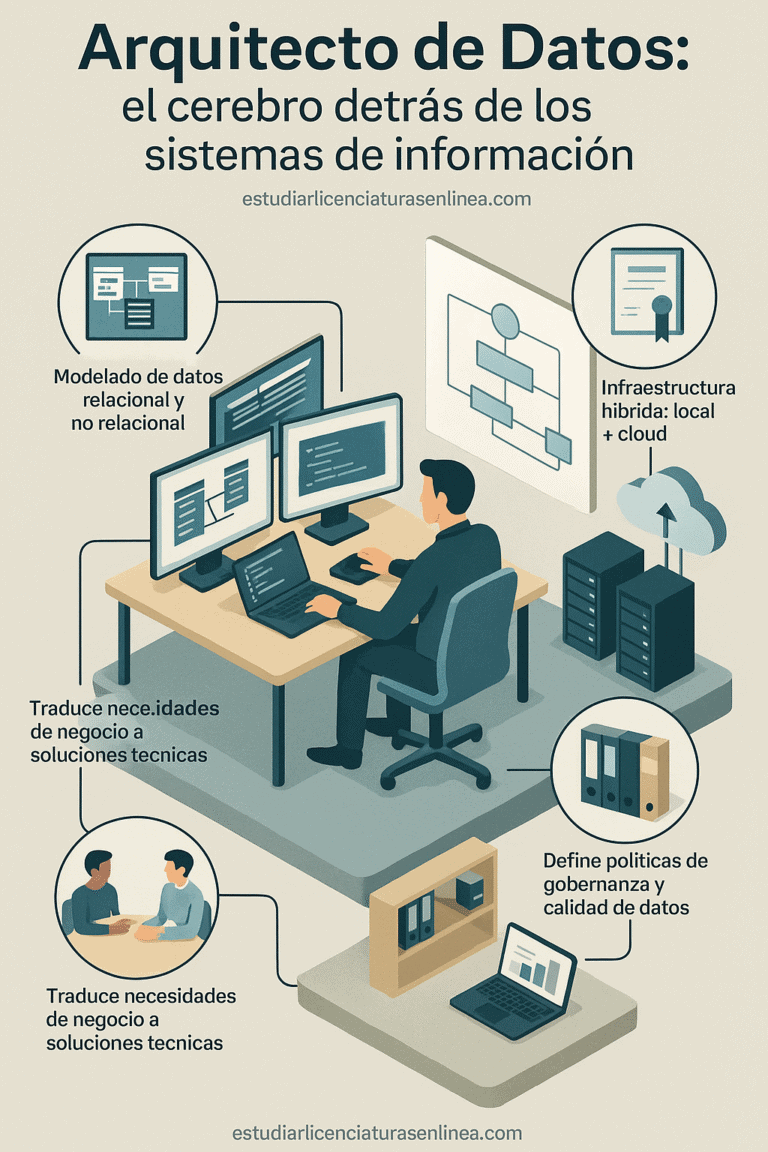 Perfil profesional: Arquitecto de Datos | Funciones y oportunidades
