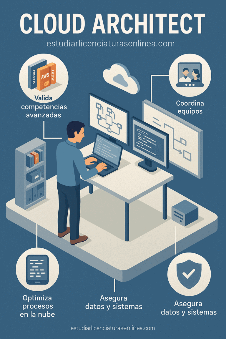 Perfil profesional Cloud Architect: Qué hace y dónde trabaja