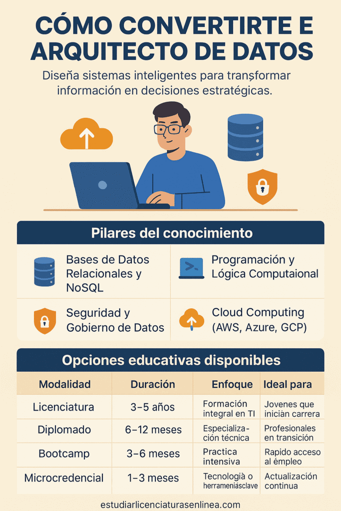¿Cómo estudiar para ser Arquitecto de Datos? Ruta y consejos