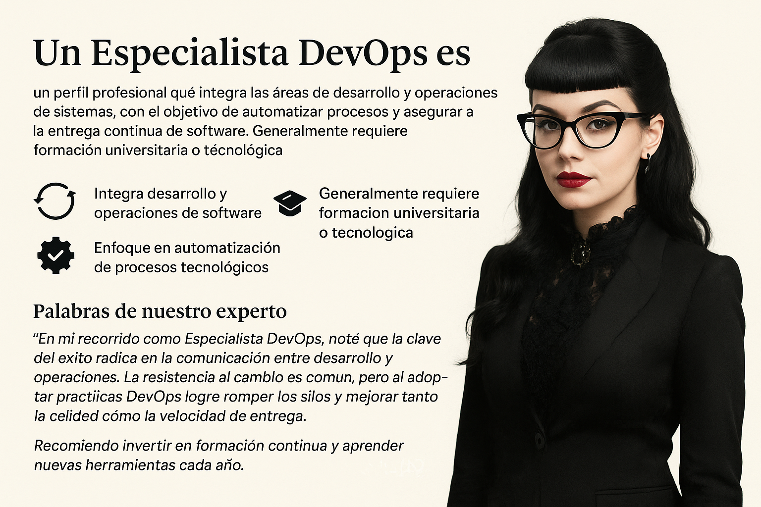 Especialista DevOps: perfil, sueldo y funciones clave