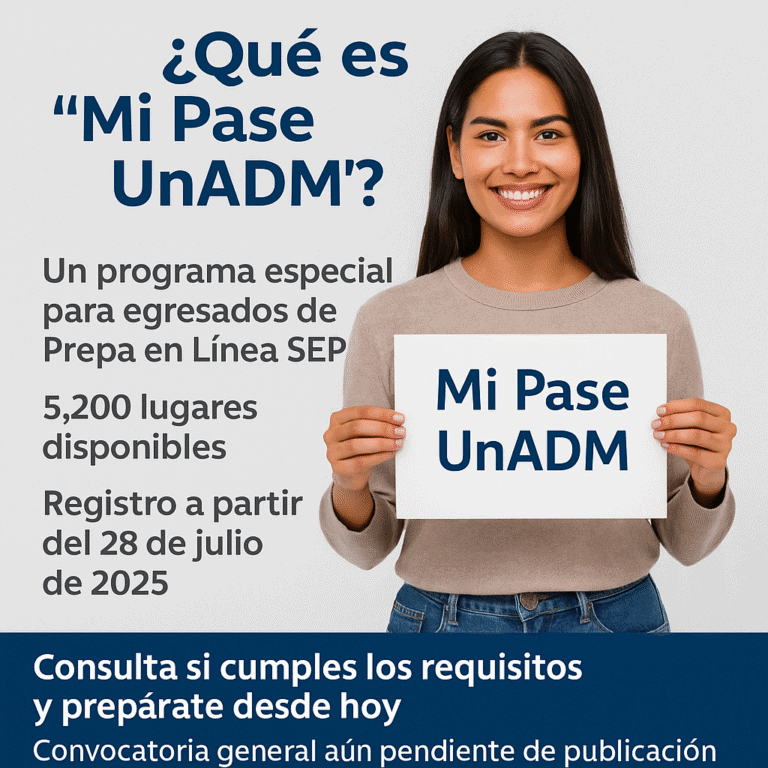 Mi Pase UnADM 2025 - Ingreso Directo